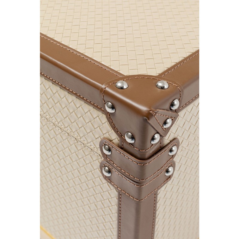 Coffee table with beige imitation bar - Venezia - Kare Design